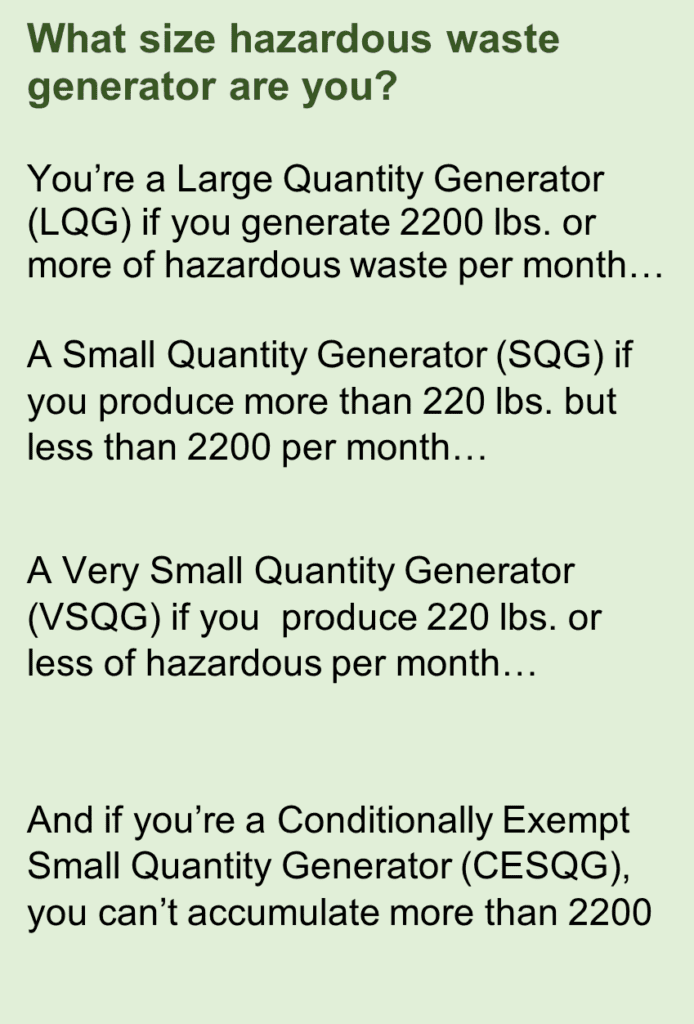 Ways to Minimize Hazardous Waste for Reducing Your Generator Status ...